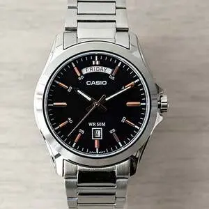 Casio Stainless Steel Quartz Analog Watch