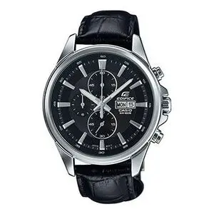 Casio Edifice Analog Watch With Sapphire Crystal And Solar Power - Black