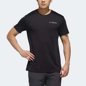 Adidas Xplr Act Ss T Casual Sports Round Neck Pullover Short Sleeve - Black