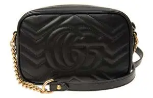 Gucci Gg Marmont Quilted Leather Messenger Bag