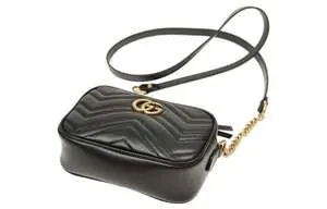 Gucci Gg Marmont Quilted Leather Messenger Bag