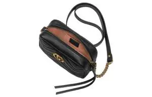 Gucci Gg Marmont Quilted Leather Messenger Bag