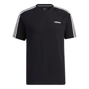 Adidas Neo Ce 3s Tee Contrasting Colors Sports Round Neck Short Sleeve Black - Multi-color
