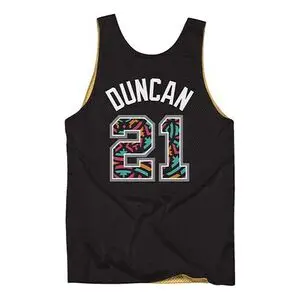 Mitchell & Ness Nba Reversible Mesh Tank Tim Duncan Spurs 03