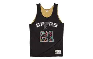 Mitchell & Ness Nba Reversible Mesh Tank Tim Duncan Spurs 03