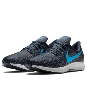 Nike Zoom Pegasus 35 Obsidian Athletic Sneakers - Black