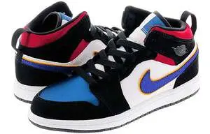 JORDAN Air 1 Mid Se "rivals" Sneakers - Blue/red/black