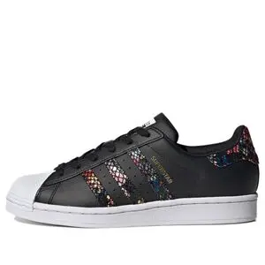 Adidas Adidas Superstar Floral Snakeskin Print Sneakers Black