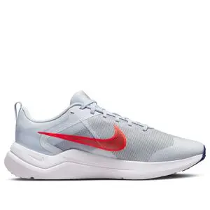 Nike Downshifter 12 Athletic Sneakers - Grey/red/white