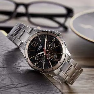 Casio Quartz Analog Stainless Steel Watch