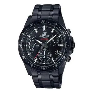 Casio Edifice Stainless Steel Chronograph Watch - Black