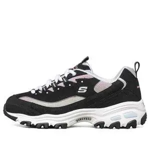 Sketchers D'lites 1.0 Low Top Sneakers - Black