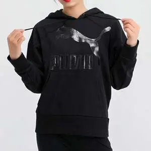 PUMA Classics Logo Hoodie - Black