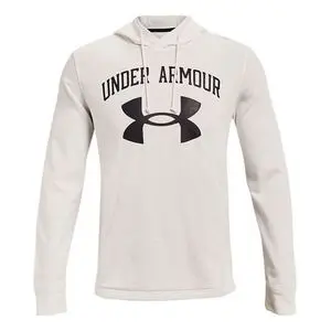 Under Armour Rival Terry Logo Hoodie - White/black