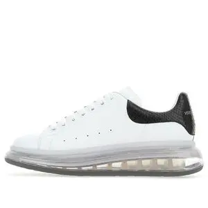 Alexander McQueen Oversized Sneaker With Clear Sole - White/black