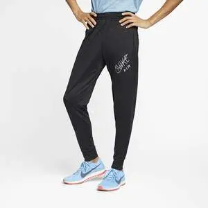 Nike Hollow Out Alphabet Logo Pattern Knit Sports Long Pants