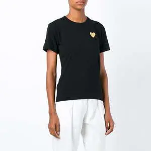 Play Comme Des Garcon Heart Logo T-shirt - Black