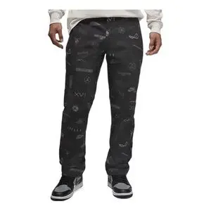 JORDAN Flight Heritage Straight-leg Cargo Pants - Black