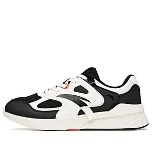ANTA Athletic Lace-up Sneakers - Black/white/orange