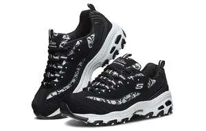 Sketchers D'lites 1.0 Athletic Sneakers - Black/white