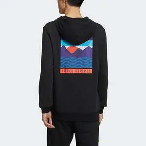 Adidas Pullover Hoodie With Graphic Print - Default Color