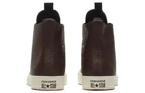 CONVERSE Chuck Taylor All Star Leather High Top Sneakers - Brown