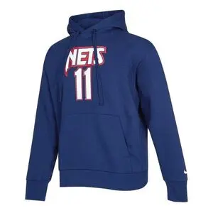 Nike Alphabet Numeric Printed Hooded Long Sleeve Top