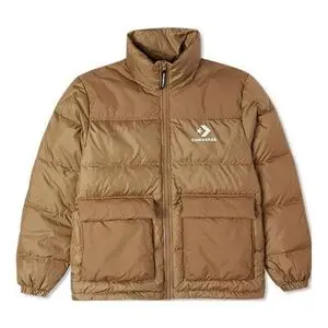 CONVERSE Star Chevron Down Jacket Asia Sizing - Brown