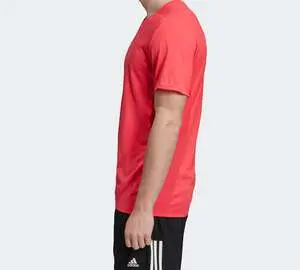 Adidas Logo Breathable Short Sleeve T-shirt - Red