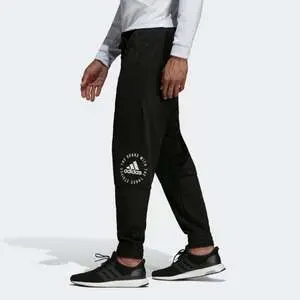 Adidas Training Running Printing Logo Knit Sports Long Pants