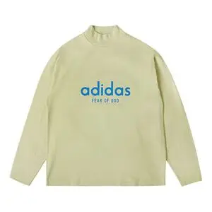 Adidas X Fear Of God Crossover Alphabet Logo Long Sleeve T-shirt - Green
