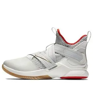 Nike Lebron Soldier Ep Athletic High-top Sneakers - White/red