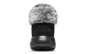 Sketchers On-the-go Joy Lace-up Ankle Boots With Faux Fur Trim
