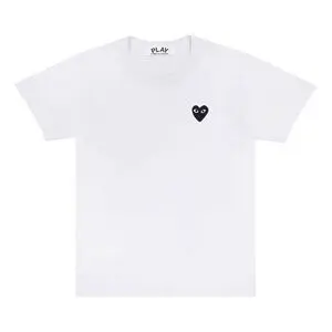 Play Comme Des Garcon Black Heart T-shirt - White