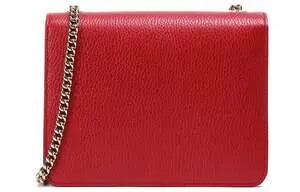 Gucci Leather Organ Crossbody Bag - Red