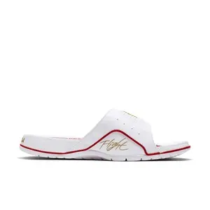 JORDAN Air Hydro 4 Retro Slides - White/red