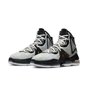 Nike Lebron 19 High Top Lace-up Athletic Sneakers - Grey