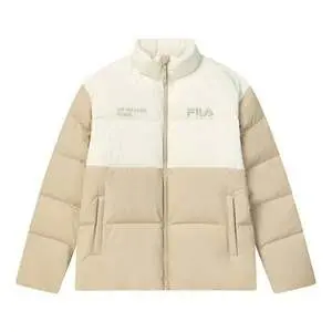 FILA Down Jacket - Beige/white