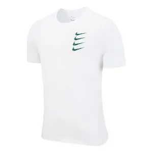 Nike Dri-fit Short Sleeve Training Top - White