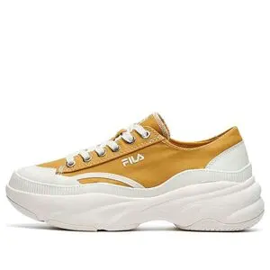 FILA Casual Low Top Sneakers - Cloud White/yellow