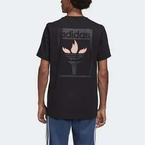 Adidas Originals Flame Printing Short Sleeve - Black