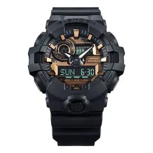 Casio G-shock Digital-analog Watch - Black/copper