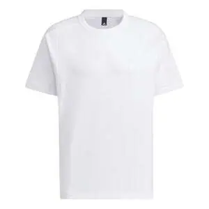 Adidas Casual Pullover Sports T-shirt Asia Sizing - White