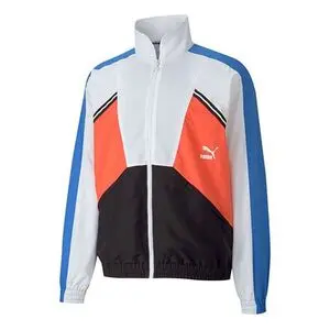 PUMA Logo Printing Contrasting Colors Jacket