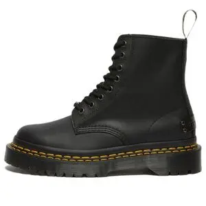 Dr. Martens Bex Double Stitch Leather Lace Up Boots - Black
