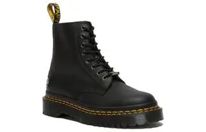 Dr. Martens Bex Double Stitch Leather Lace Up Boots - Black