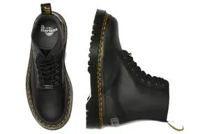 Dr. Martens Bex Double Stitch Leather Lace Up Boots - Black