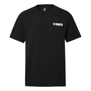 CONVERSE Contrasting Colors Plaid Short Sleeve - Black