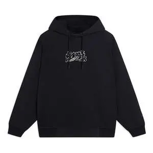 LI-NING Counterflow Rabbit Graphic Hoodie - Black/blue