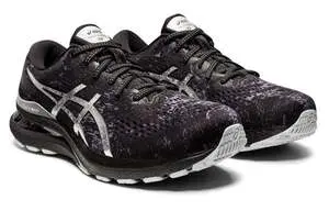 Asics Gel-kayano 28 Platinum Low Top Sneakers - Black/silver